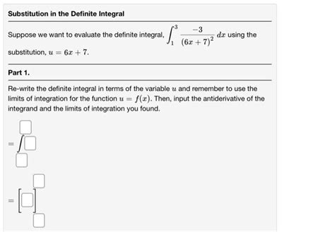 Image result for Solving Definite Integrals Using Substitution