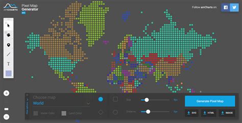 Herramienta para generar mapas de pixels - MappingGIS