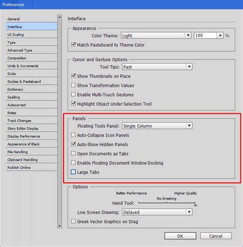 Image result for InDesign UI