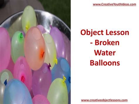 Image result for Object Lesson with Balloons