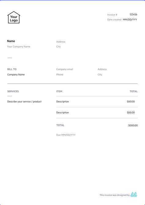 Image result for Free Printable Contractor Invoice Forms