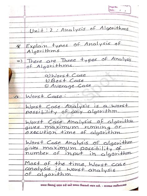 Image result for Analysis of Algorithm Notes