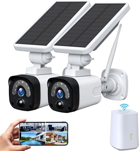 Image result for Solar Powered Wireless Security Camera System