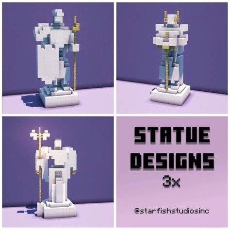 Image result for Building Ideas Minecraft Statue