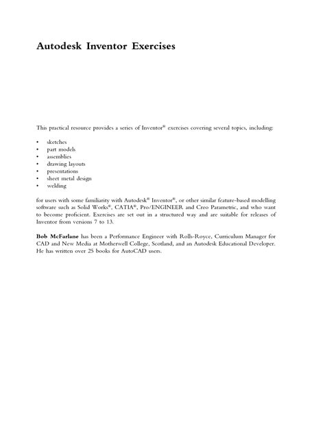 Image result for Autodesk Inventor Exercise