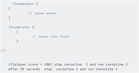 Image result for Unity Stop Coroutine
