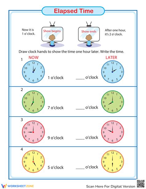 Image result for Elapsed Time Clock Worksheet