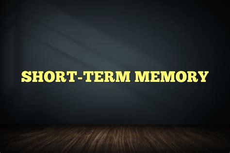 Image result for Short Memory
