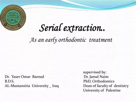 Image result for Serial Extraction Case Report