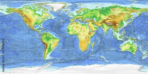 Image result for Equirectangular Political Map