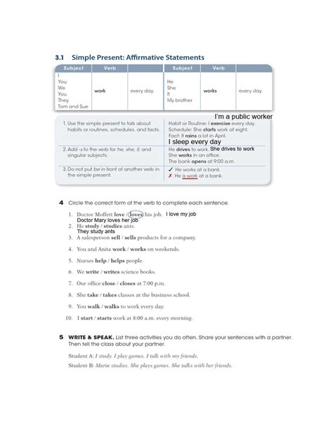 Image result for ESL Present Simple Explanation