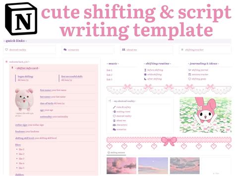 Image result for Notion Script Template