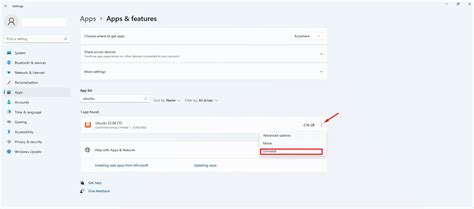 Image result for Windows Subsystem for Linux Uninstall
