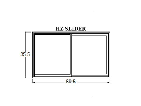 Image result for Horizontal Slider Window Cross Section