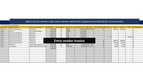 Image result for Vendor Invoice Example