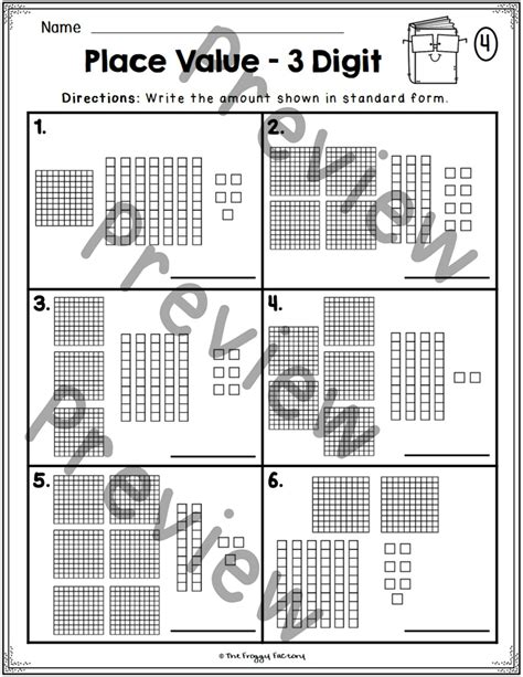 Image result for Place Value 3-Digit Numbers Worksheets