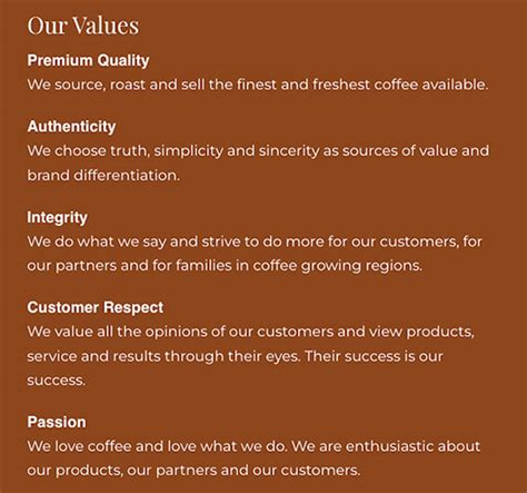 Image result for Business Core Values Examples