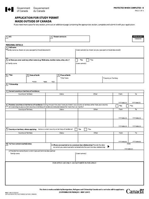 Image result for Study Permit Document Number