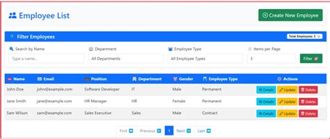 Image result for Create Employee Registration Web Page Using Asp.net Cor MVC