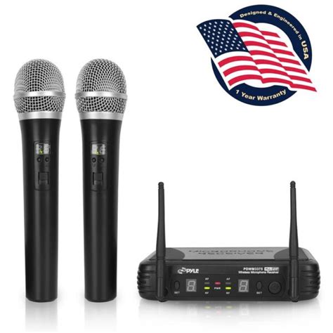 Image result for Pyle Wireless Microphone System