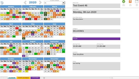 Image result for Dynamic Calendar Excel