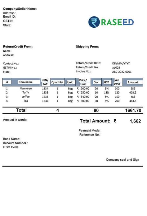 Image result for How to Issue a Credit Note