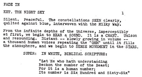 Image result for Movie Script Example