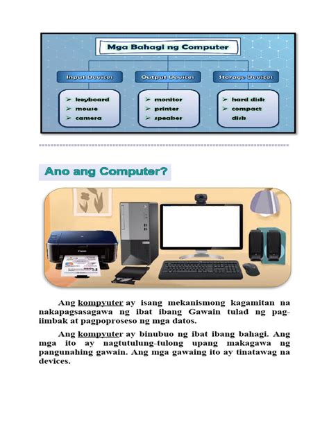 Image result for Simple Computer Filipino
