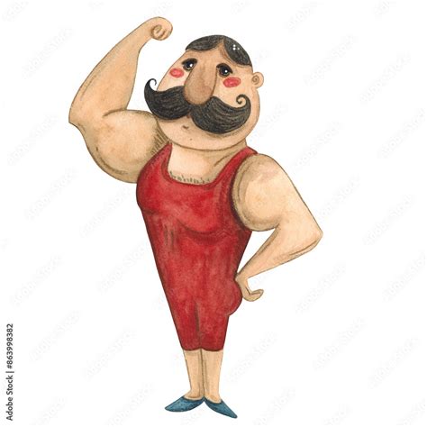 Image result for StrongMan Drawing