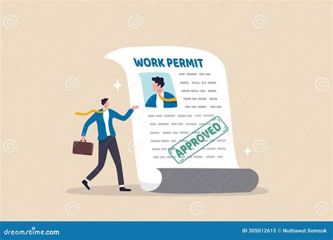 Image result for Work Permit Cartoon