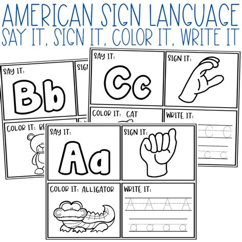 Image result for Sign Language Activity Worksheets