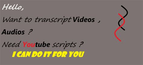 Image result for Professional Video Transcript
