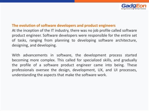 Image result for Software Product Engineering vs Software Engineering
