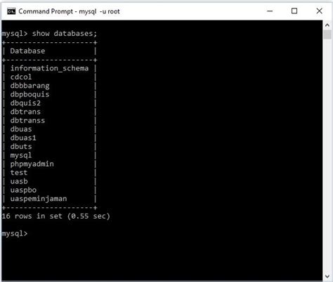 Image result for MySQL Cmd Prompt