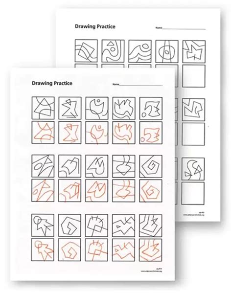 Image result for Drawing Practice Sheets