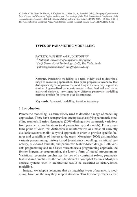 Image result for Introduction of Parametric Modelling