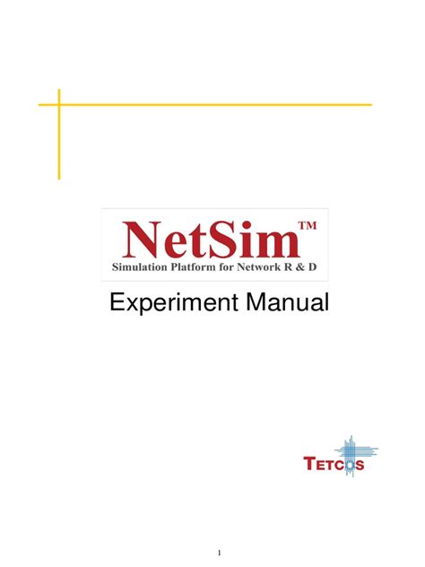 Image result for NETSIM Experiment Manual