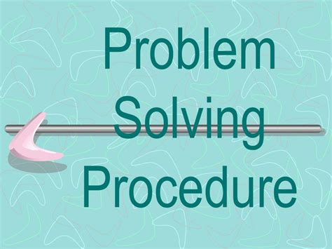 Image result for Problem Solving Procedure Exemplars