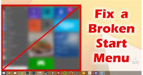 Image result for How to Fix Start Menu Windows 1.0