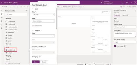 Image result for Model Driven App Editable Grid