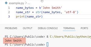 Image result for Decode Bytes Encode Strings Python
