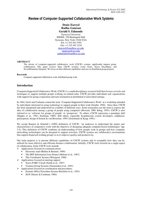 Image result for Computer Supported Collaboration