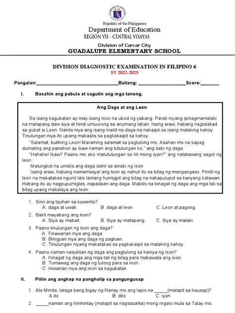 Image result for Graph Grade 6 Filipino Module