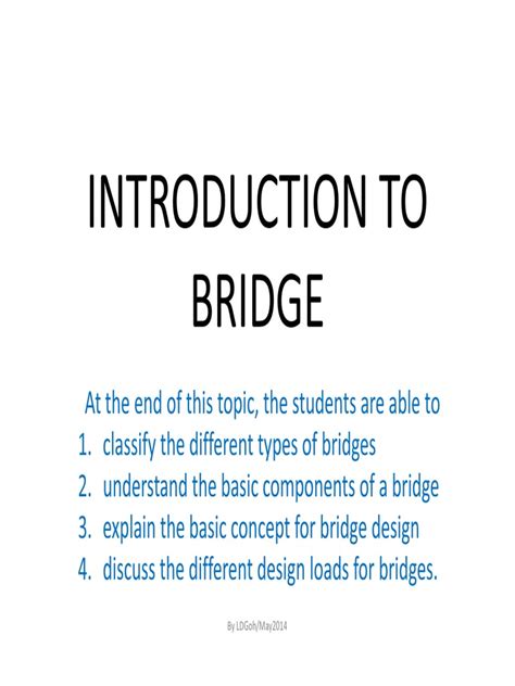 Image result for Bridge Introduction Paragraph How To