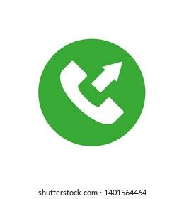 Green Phone Icon Phone Call Button Stock Vector (Royalty Free ...