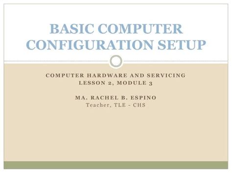 Image result for Basic Computer Setup and Cabling