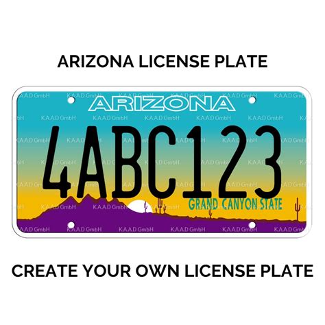 Image result for Arizona State License Plate