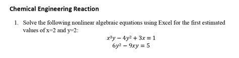 Image result for Nonlinear Algebraic Equations