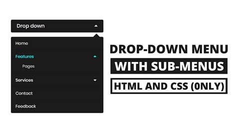 Image result for Menu and Submenu in HTML Examples