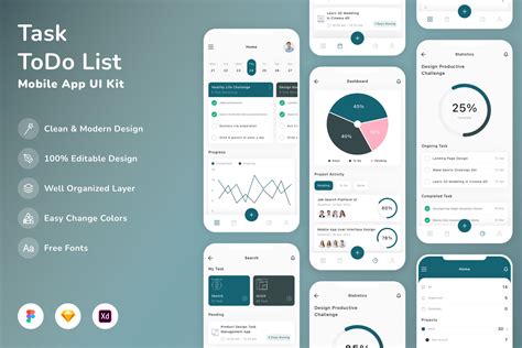 Image result for Task List UI Design